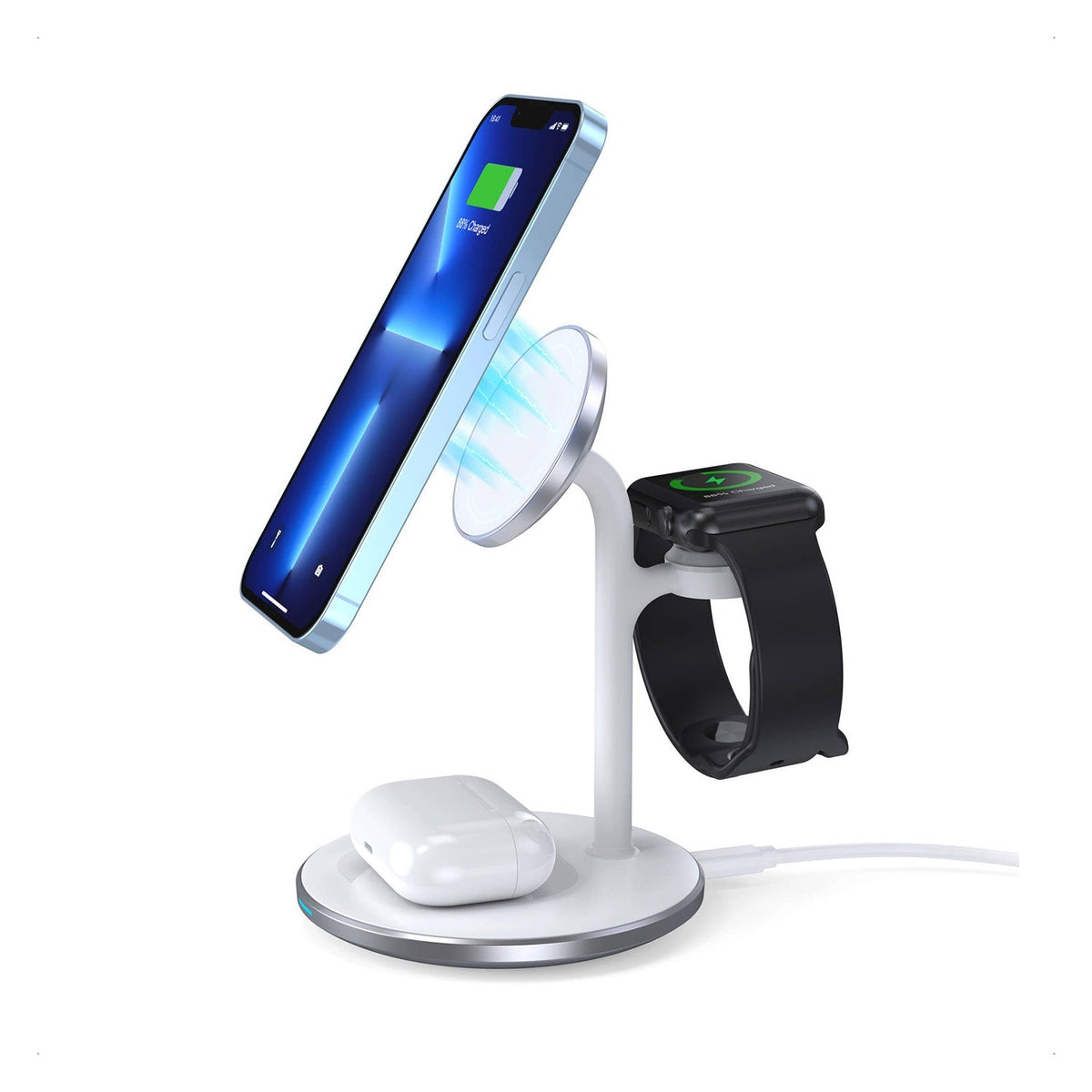Choetech MagLeap Duo 3 in 1 Wireless Charging Stand – Al Hamd Tech