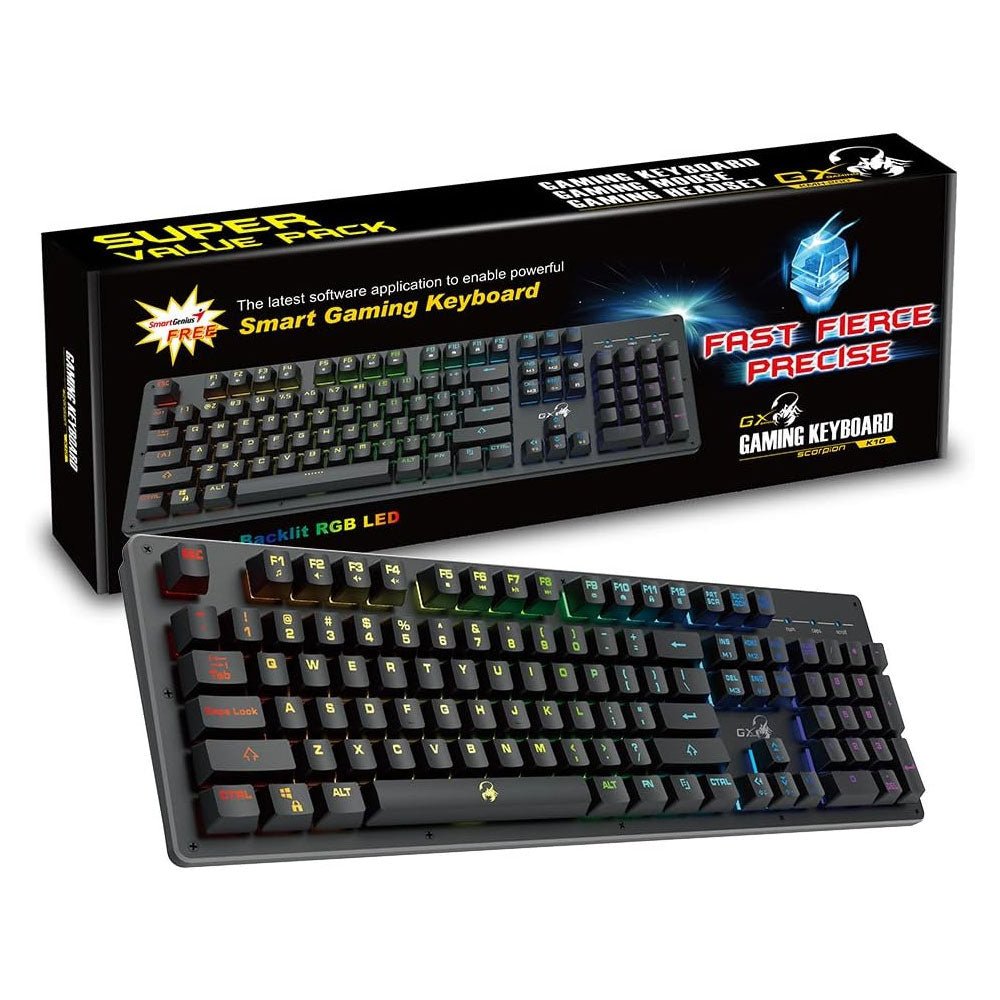 Genius Scorpion K10 Gaming Keyboard Black Best Price in Pakistan – Al ...