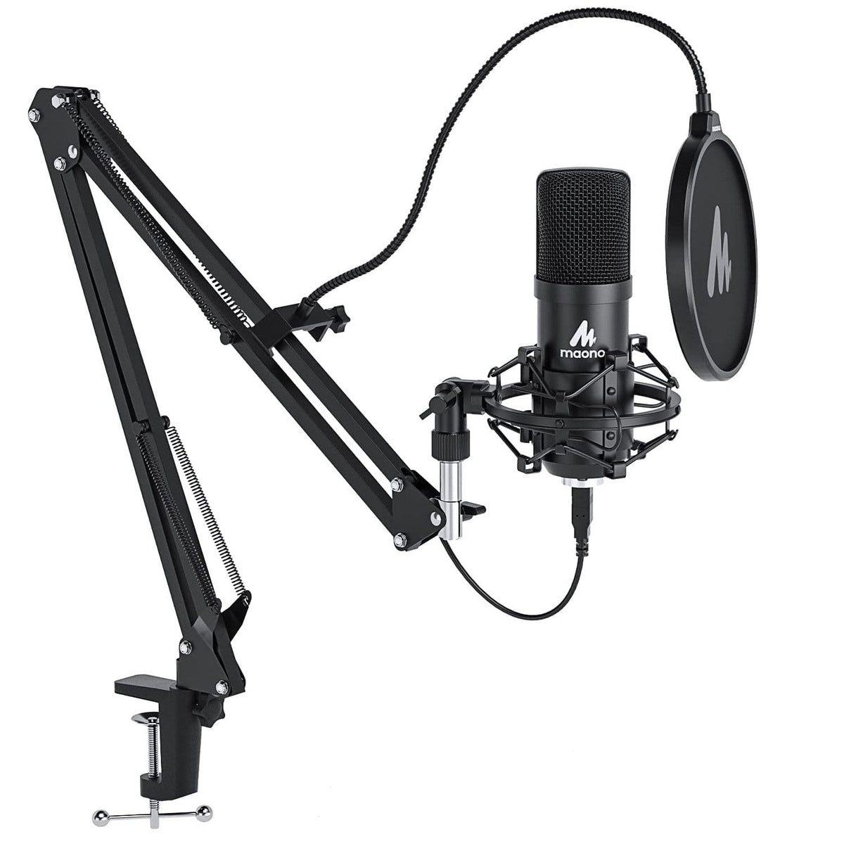 Black Podcasting Microphone Kit | Maono AU-A04 Buy at Alhamd Tech – Al ...