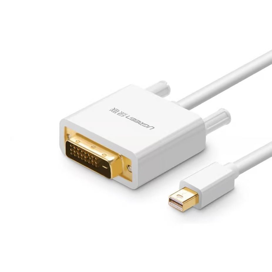 UGREEN MD102 Mini DisplayPort to DVI Cable 2M White 10405 – Al Hamd Tech